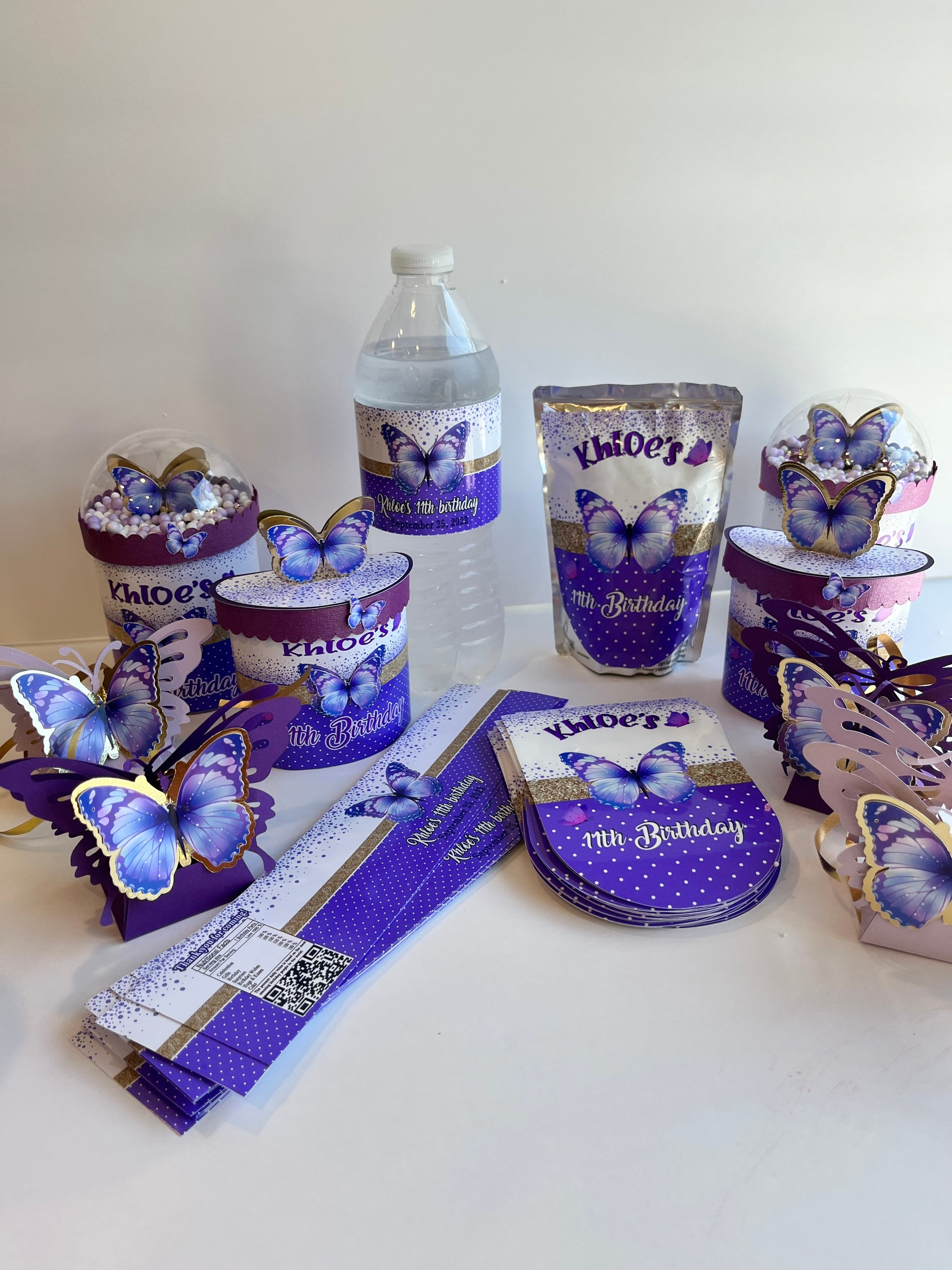 Butterfly Custom Pringles Pringles Party Favors Butterfly - Etsy