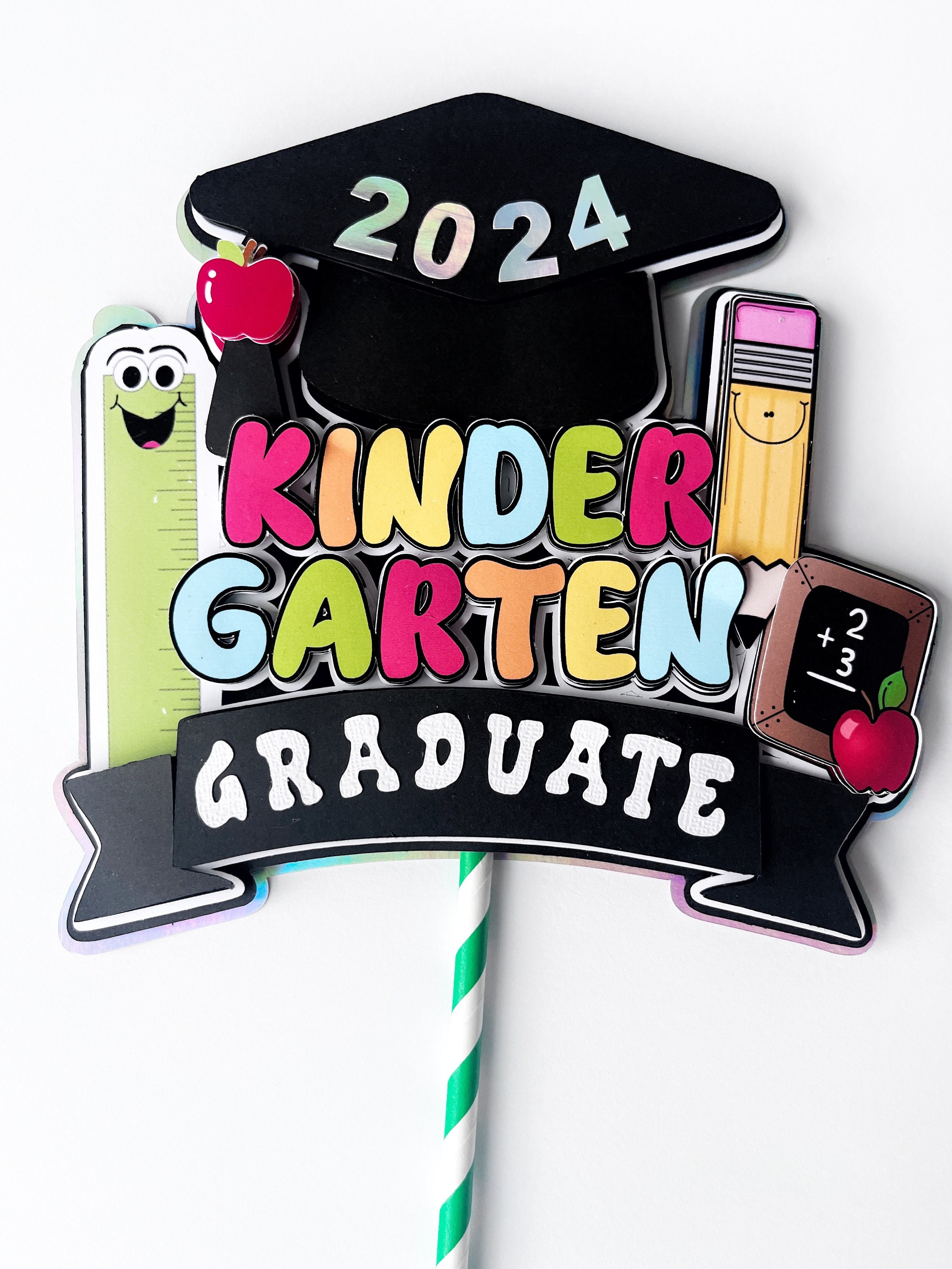 Kindergarten Graduation Cake Topper, Kindergarten Graduation Party ...
