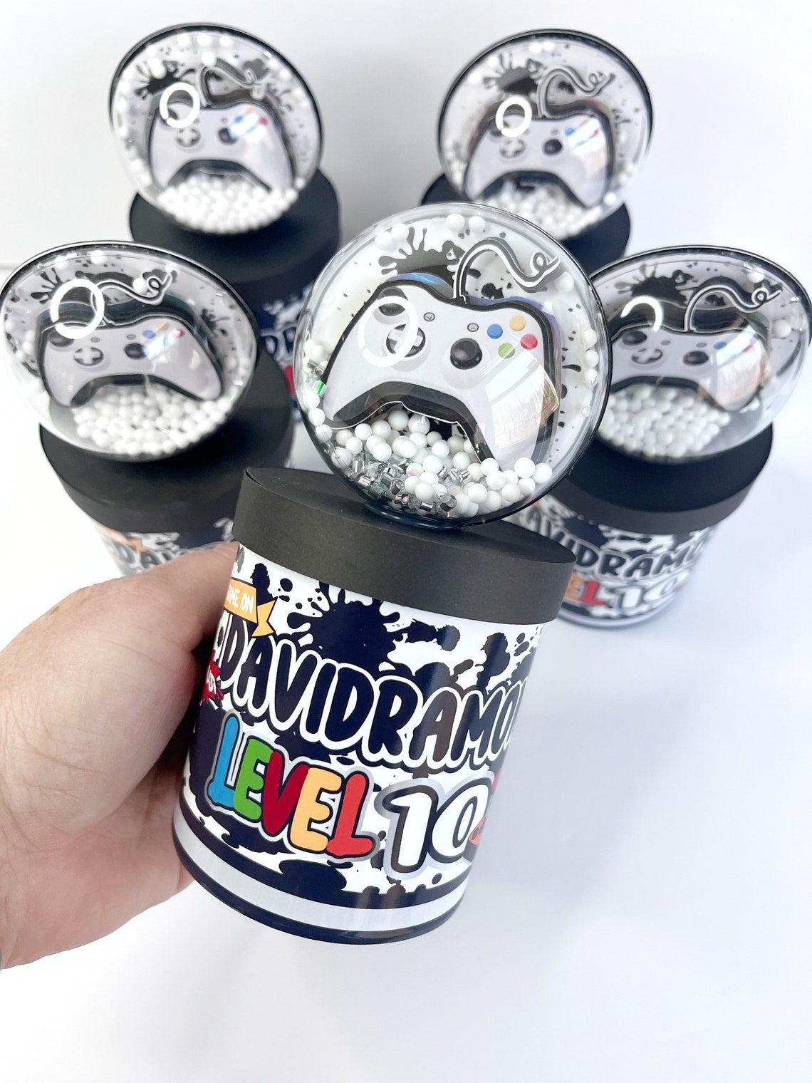 Gamer Chips Can, Games Party Favor, Games Birthday Party Favors, Games ...