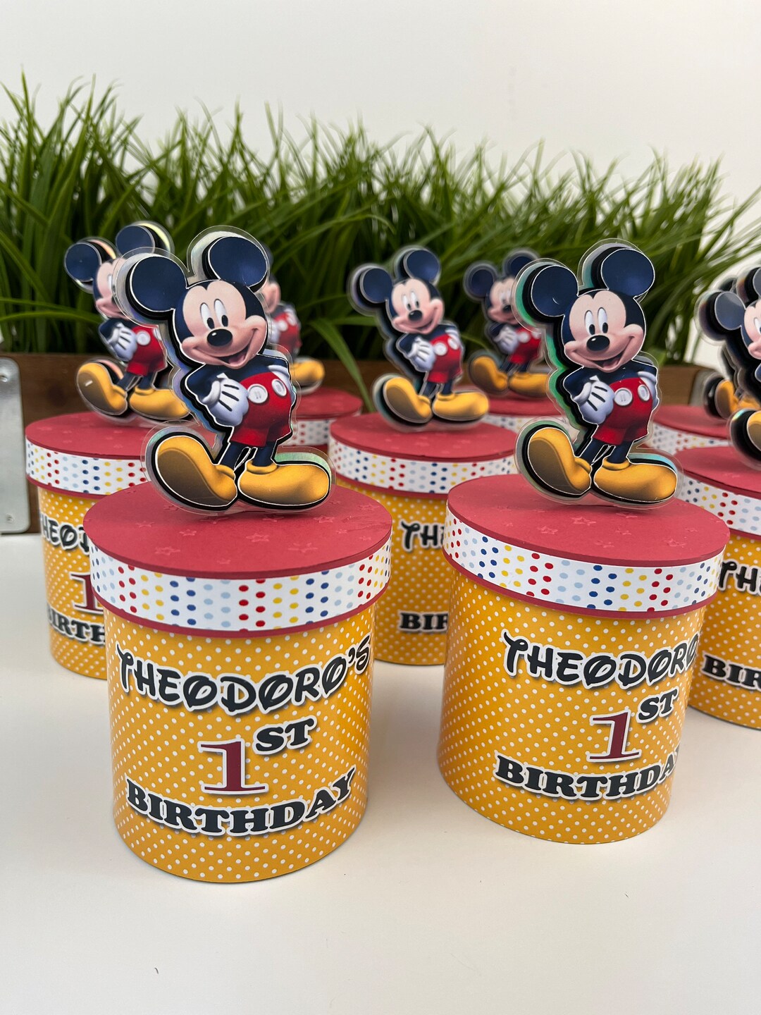 Mickey Mouse Chips Can, Mickey Birthday, Mickey Party Favors, Mickey ...
