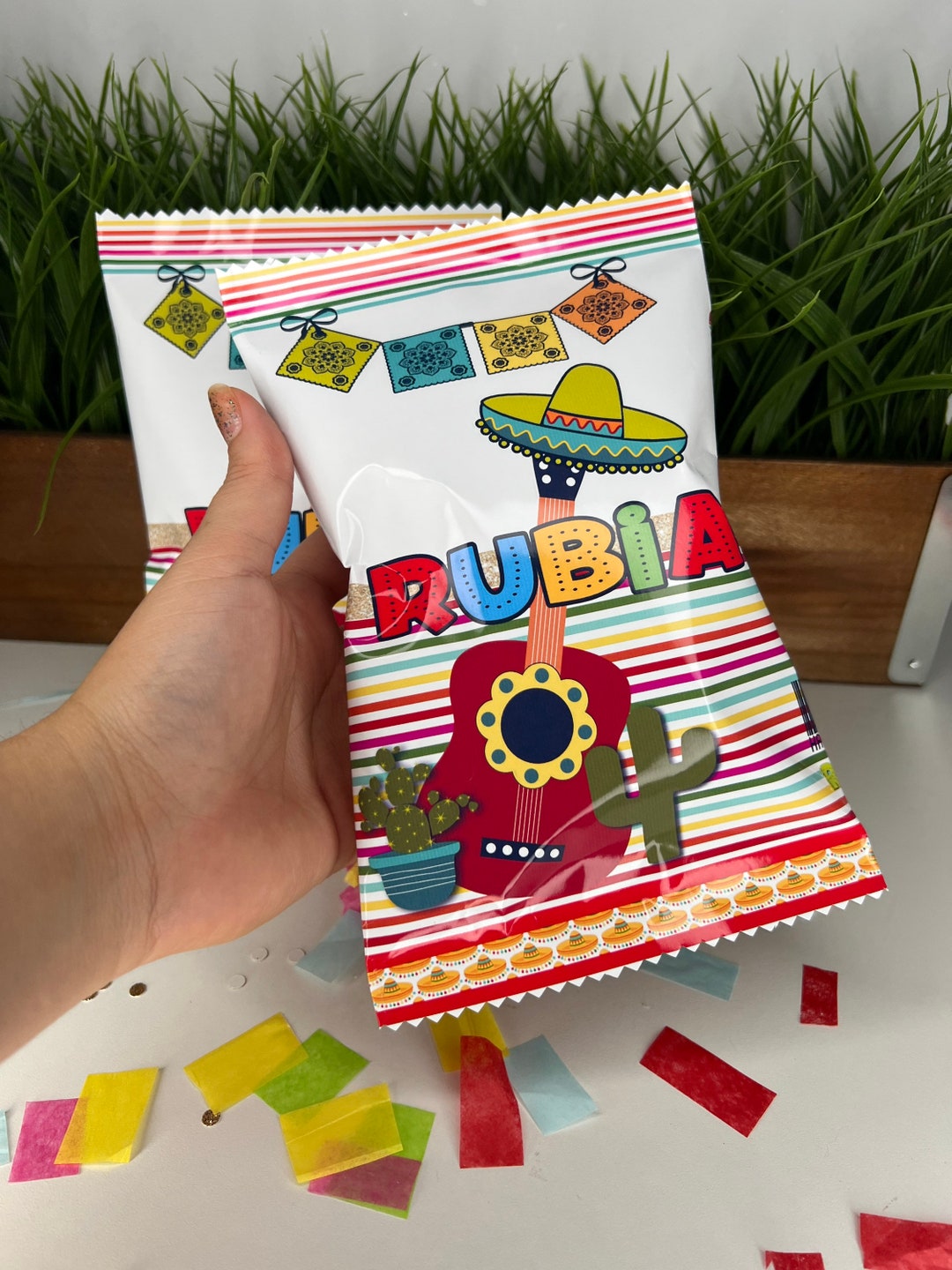 Fiesta Chip Bags, Fiesta Party Favors, Fiesta Birthday, Mexican Party ...