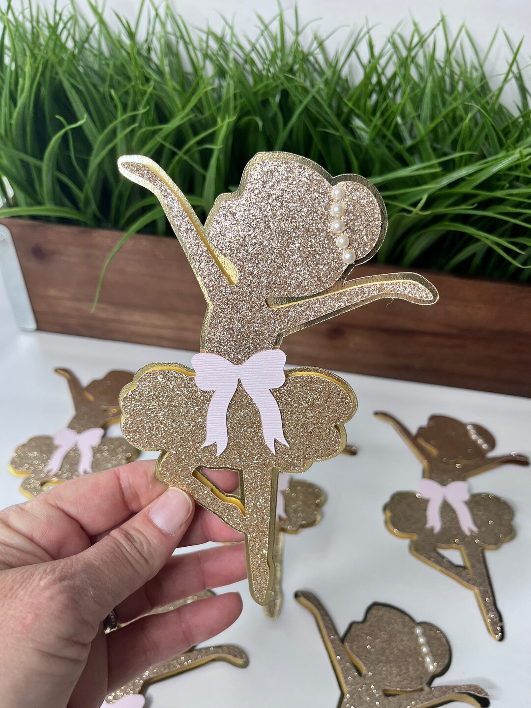 Ballerina Toppers, Ballerina Party Decorations, Ballerina Birthday ...