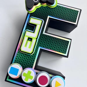 Gamer 3D Letters, Gamer Party Decorations, Gamer Birthday Party, Gamer ...