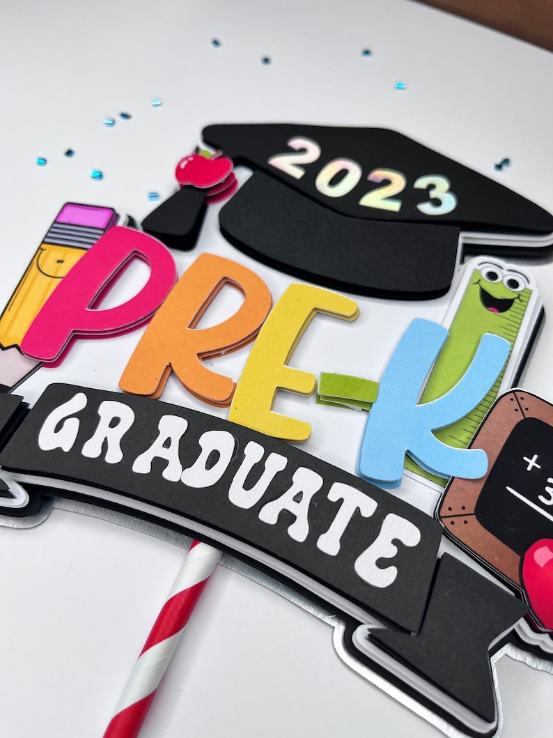 Pre Kindergarten Graduation Cake Topper, Kindergarten Graduation Party ...