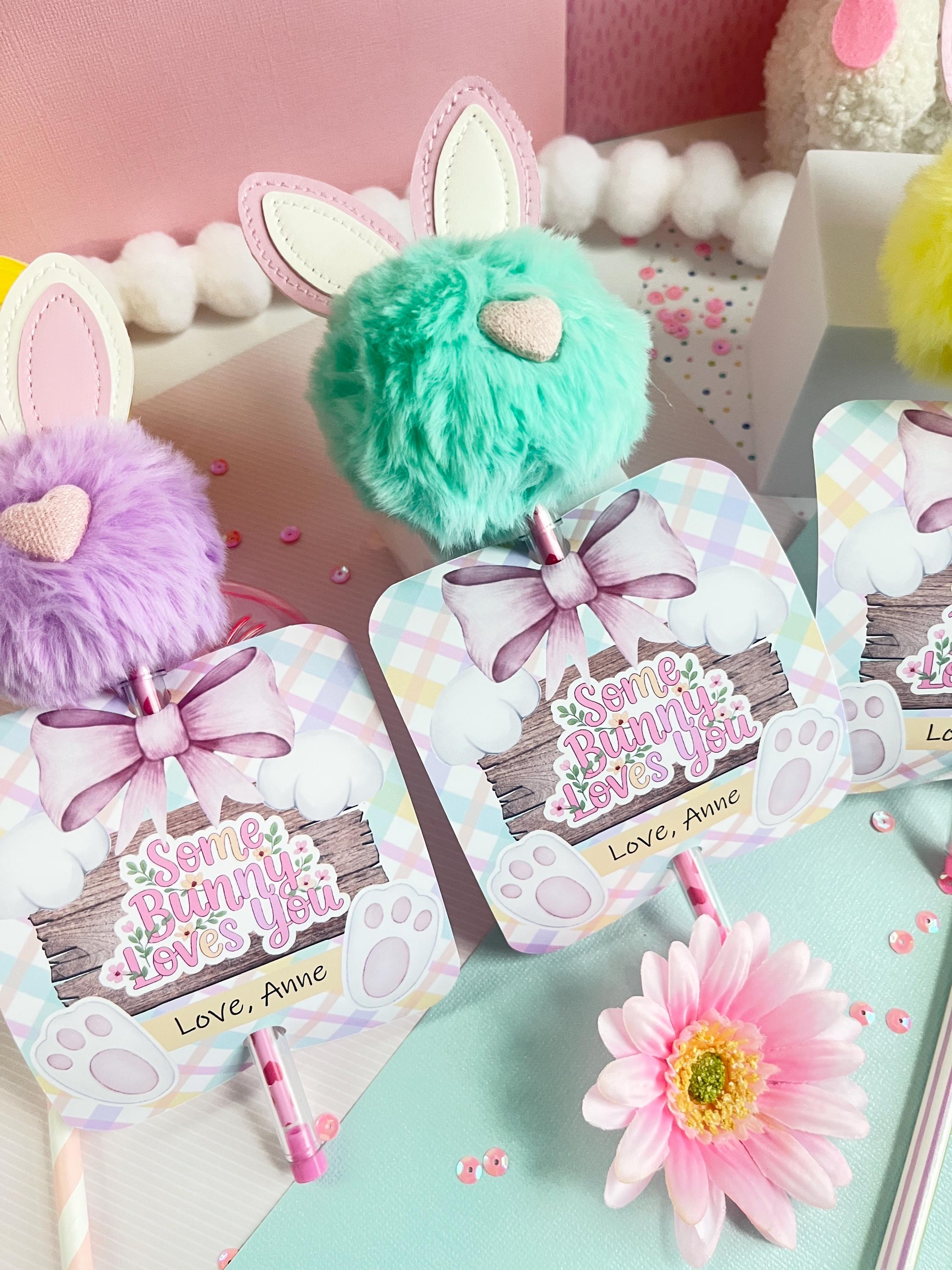Personalized Easter Bunny Pen Classroom Favors Kids Easter Gifts ...