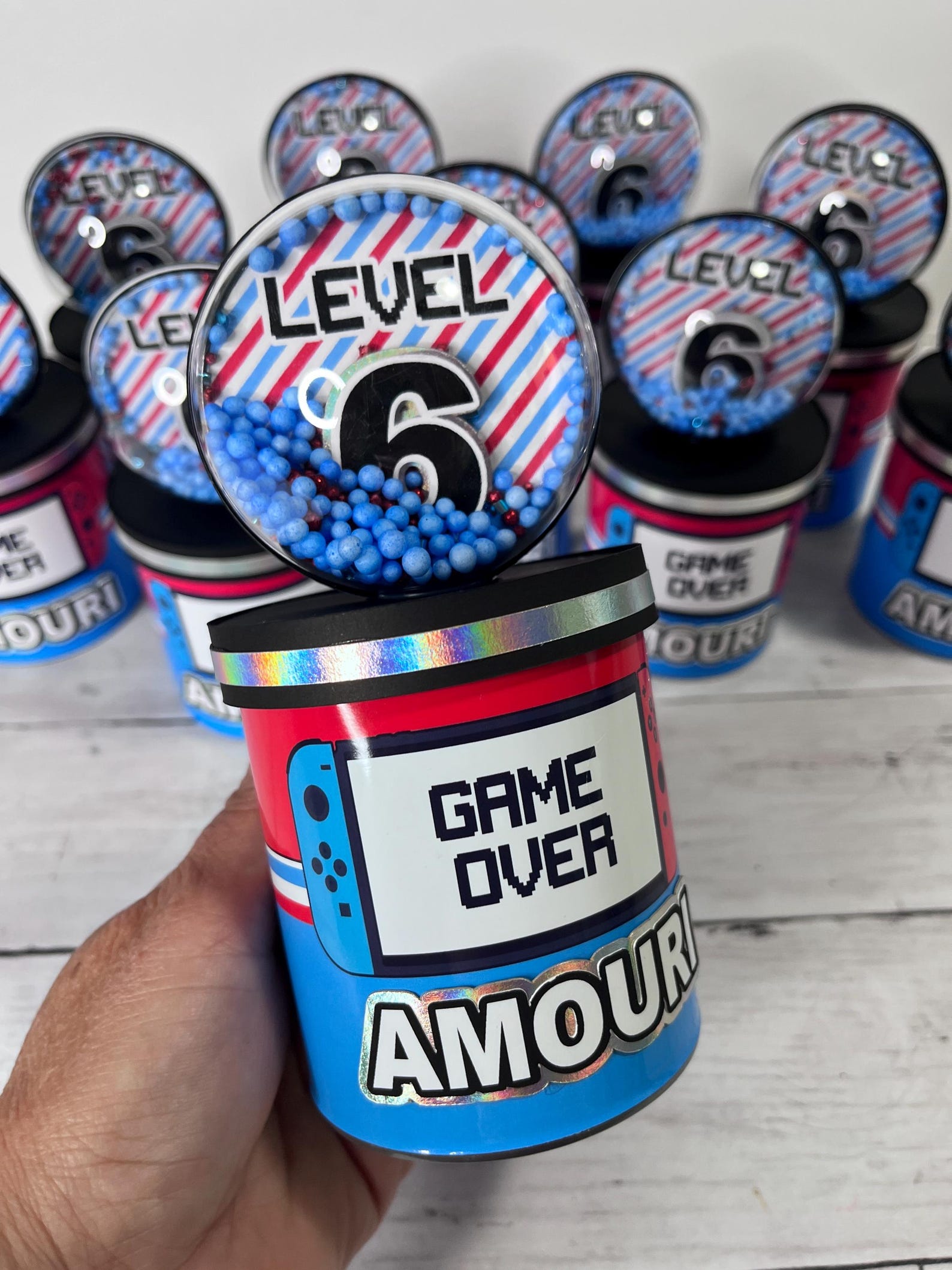 Gamer Chips Can, Gamer Party Favors, Video Games Birthday Party, Video ...