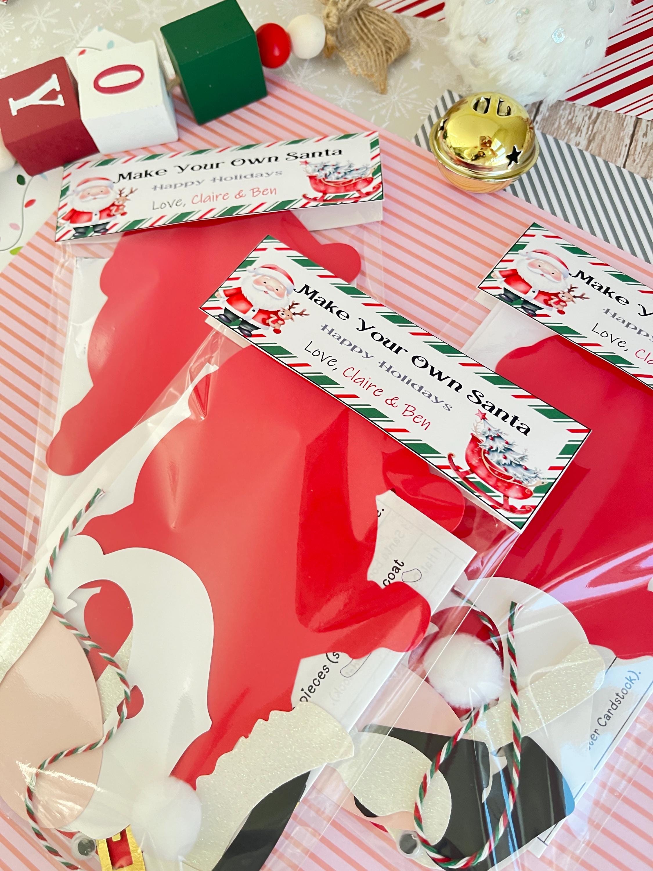 Make Your Own Santa Kit – Kids Xmas Favors, Christmas Favors, Stocking ...
