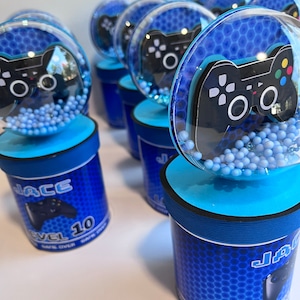 Gamer Chip Cans, Video Games Party, Gamer Birthday Favors, Party Games ...