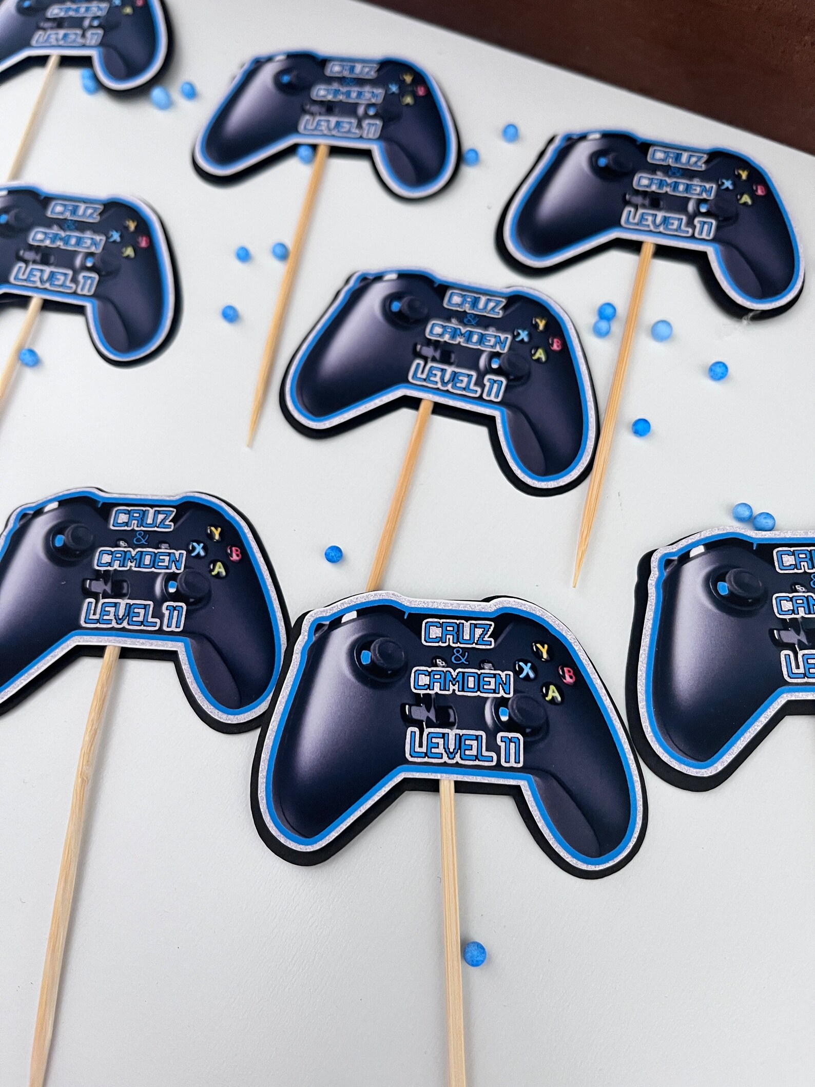 Gamer Remote Cupcake Toppers: Video Game Party Decorations 0003 - Etsy