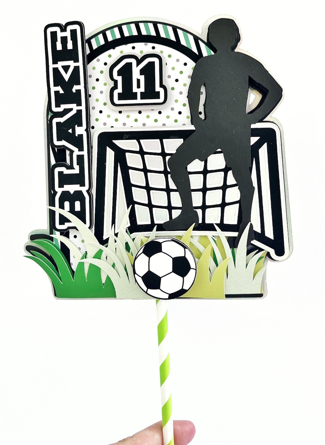Soccer Cake Topper, Soccer Party, Football Birthday, Football Party ...