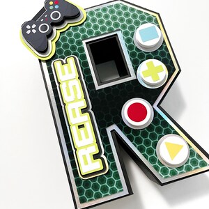 Gamer 3D Letters, Gamer Party Decorations, Gamer Birthday Party, Gamer ...