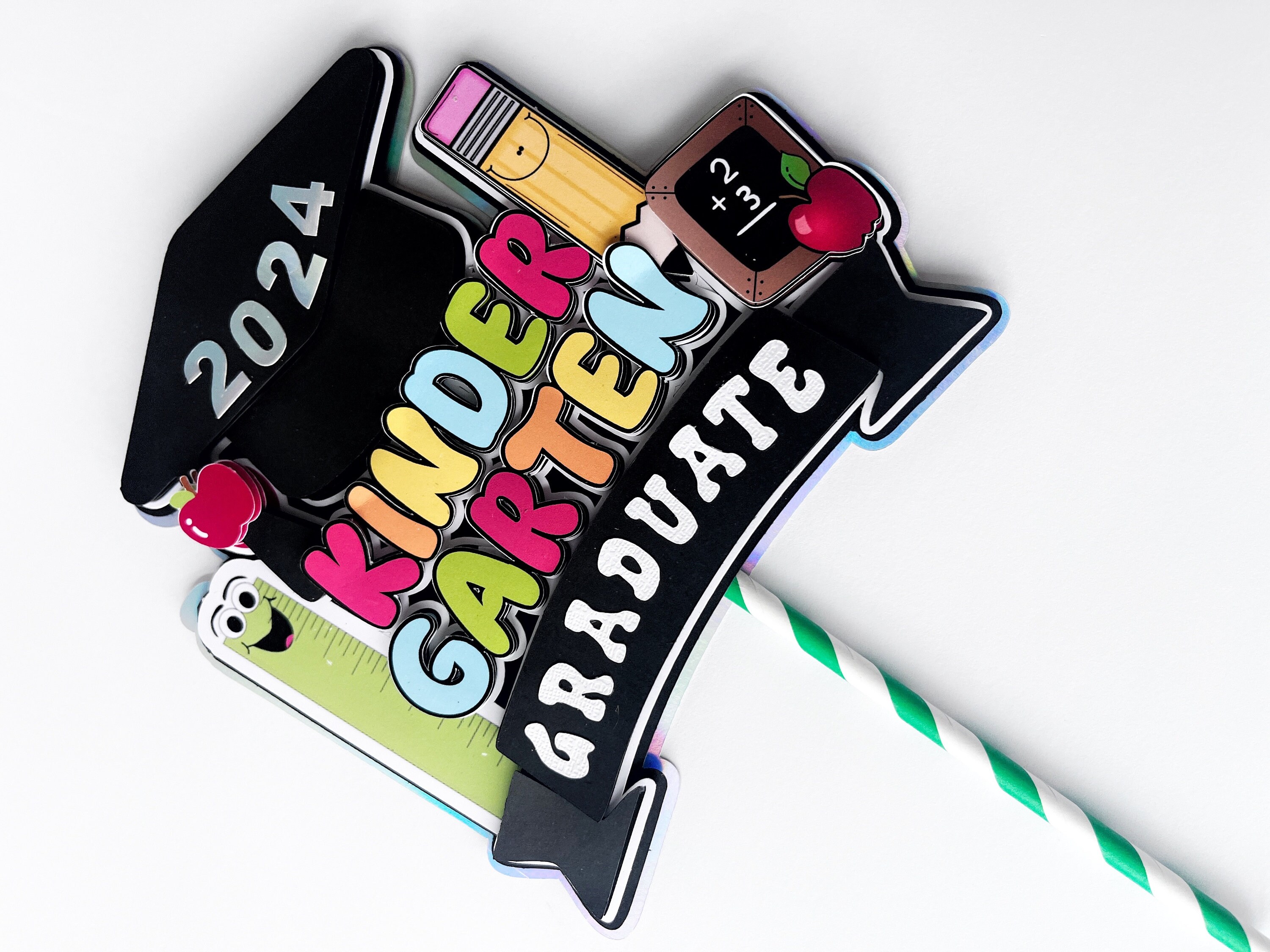 Kindergarten Graduation Cake Topper, Kindergarten Graduation Party ...