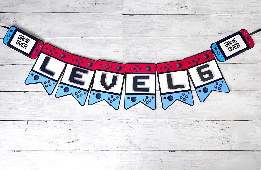 Switch Party Banner, Video Games Theme, Switch Birthday, Switch Party ...