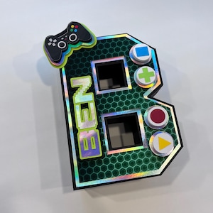 Gamer 3D Letters, Gamer Party Decorations, Gamer Birthday Party, Gamer ...