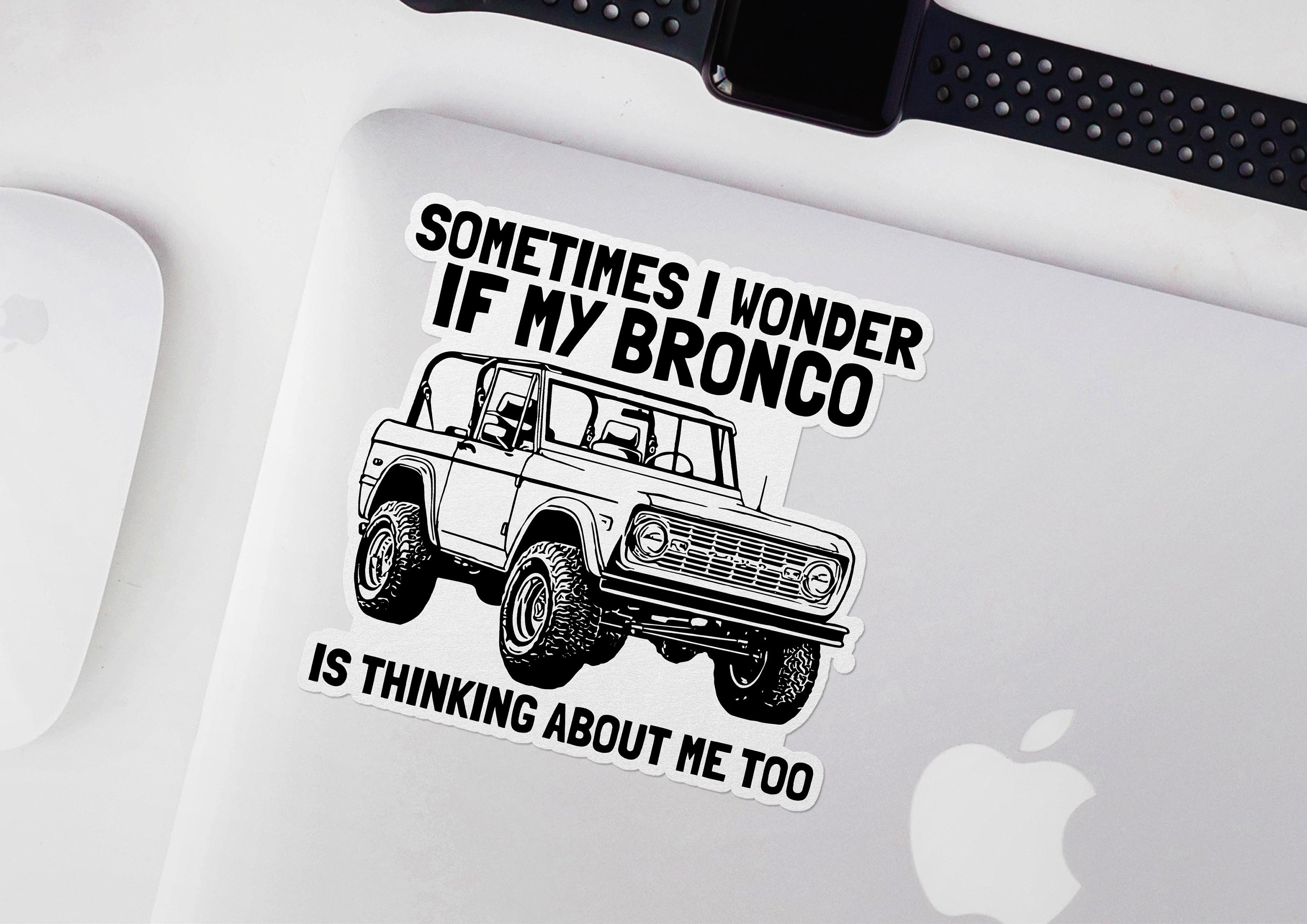 Bronco Sticker Early Bronco Classic Bronco Bronco Decal - Etsy