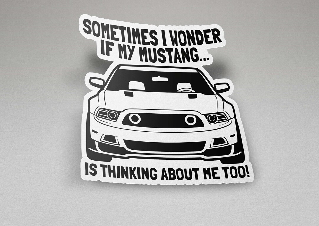 Mustang Sticker, Mustang S197, Mustang Decal, Mustang Gift Idea ...