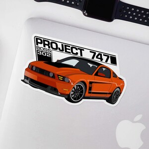 Mustang Boss 302, Boss 302 Sticker, 2012 Boss 302, Competition Orange ...