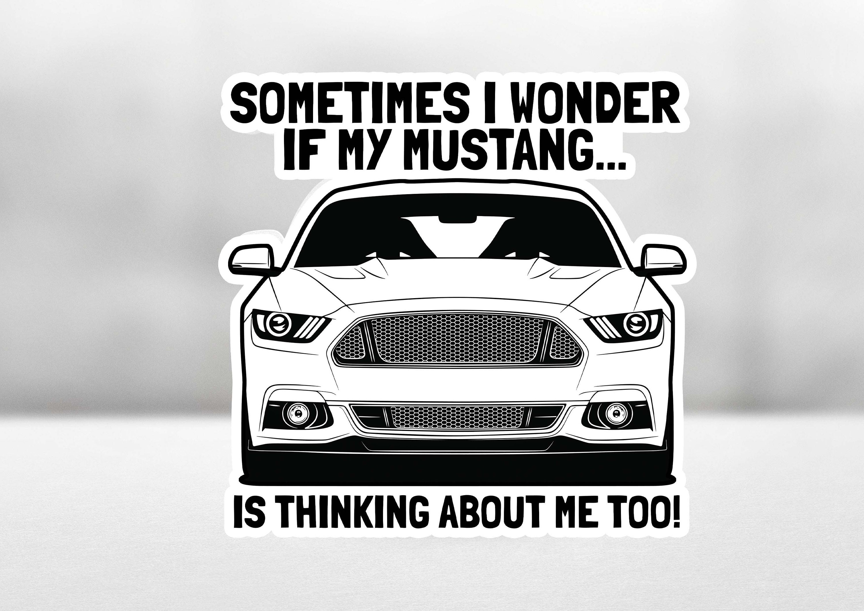 Mustang Sticker Mustang S550 Mustang GT Mustang Funny | Etsy