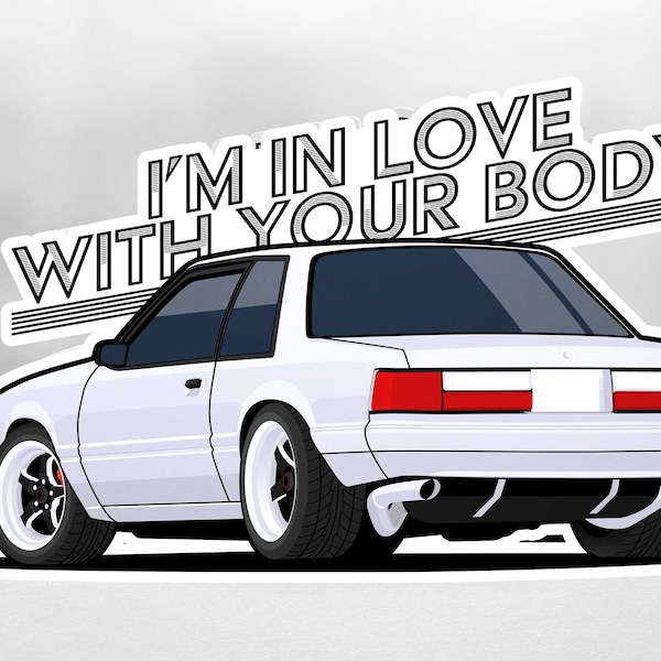 Foxbody Mustang Svg - Etsy