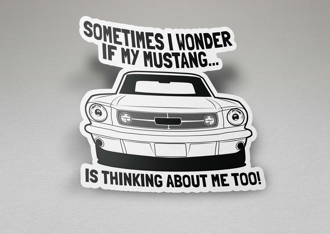 Mustang Sticker, Mustang 1st Generation, Classic Mustang, Mustang ...