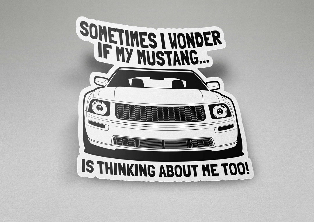 Mustang Sticker, Mustang S197, Mustang Decal, Mustang Gift Idea ...