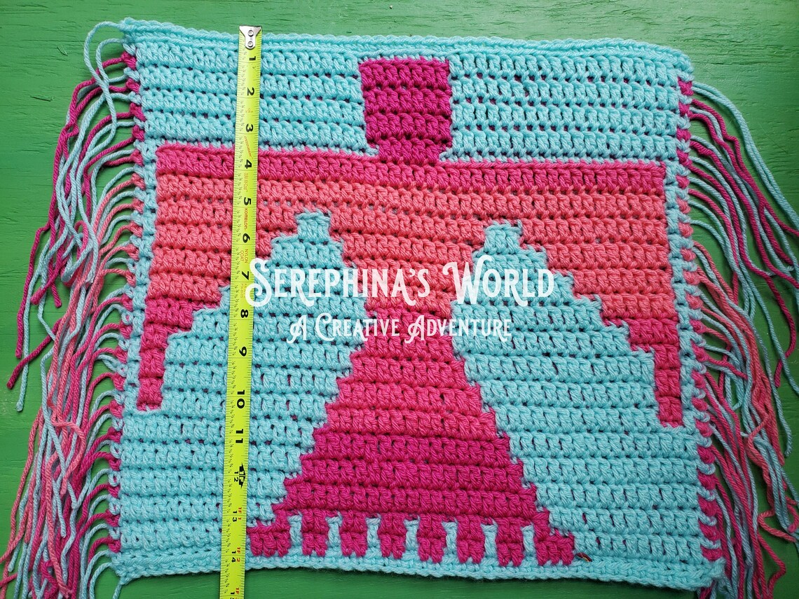 Mosaic Crochet Thunderbird Chart - Etsy