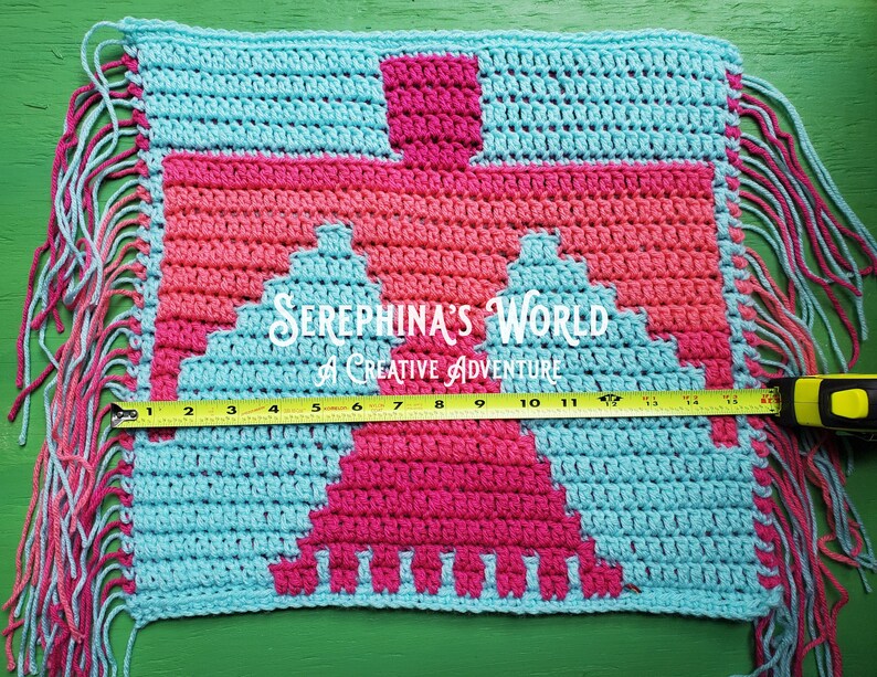 Mosaic Crochet Thunderbird Chart - Etsy