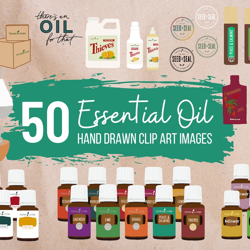 Essential Oil Clipart - Etsy