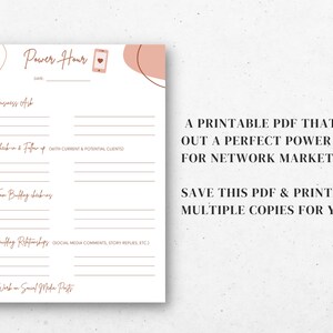 Power Hour | Printable PDF - Etsy
