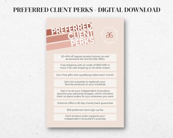 Arbonne Preferred Client - Etsy