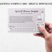Agewell Sample Card | Digital Download ONLY | Download + Print - Etsy