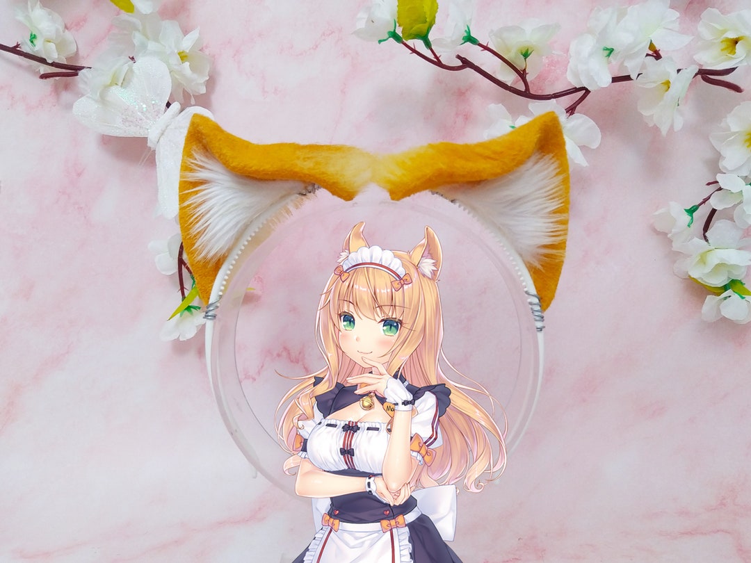 Honey Blonde Maple Cosplay Ears From Nekopara Costume Head Piece Cat ...