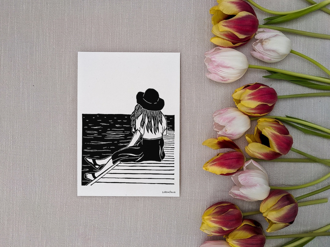 Art Mini Print Doris, Goddess of the Sea, Greek Mythology - Etsy