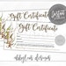 Editable Gift Certificate, Printable Gift Voucher, Editable Christmas ...
