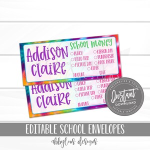 EDITABLE Tie Dye School Bundle, Tie Dye Binder Cover, Tie Dye Class ...