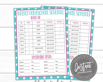 Grade Keeping Chart PDF for Homeschool - Etsy