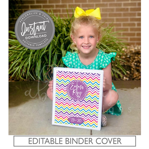 Chevron Binder Cover - Etsy