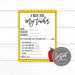 EDITABLE Note for the Teacher Printable, Teacher Notes, Teacher ...