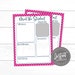 EDITABLE Meet the Student Printable, Pink Polka Dots Student ...