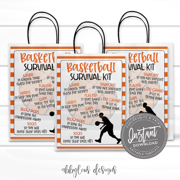High School Survival Kit Printable - Etsy