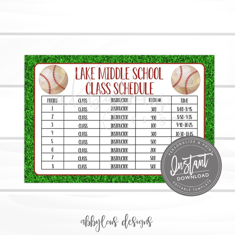 EDITABLE Baseball School Bundle Baseball Binder Cover | Etsy