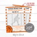 EDITABLE Basketball Shoot-a-thon Pledge Sheet, Basketball Free Throw ...