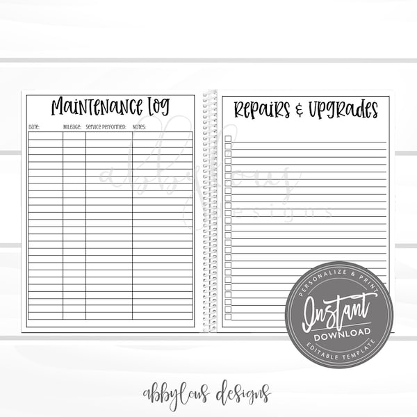 Upgrade List Template - Etsy