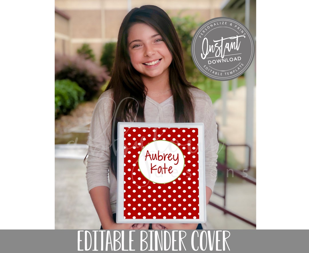 EDITABLE Binder Cover, Christmas Binder Cover, Holiday Binder Cover ...