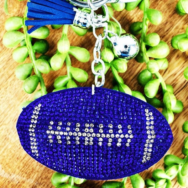 Football Keychain - Etsy