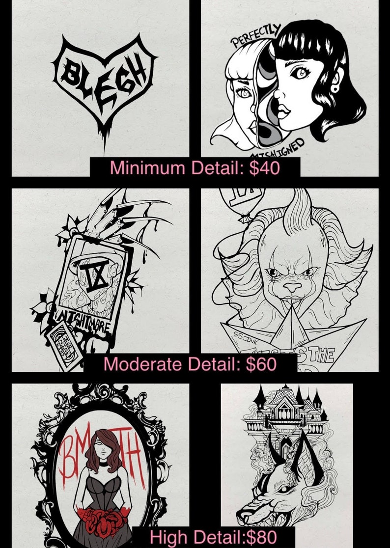 Custom Tattoo Commission - Etsy
