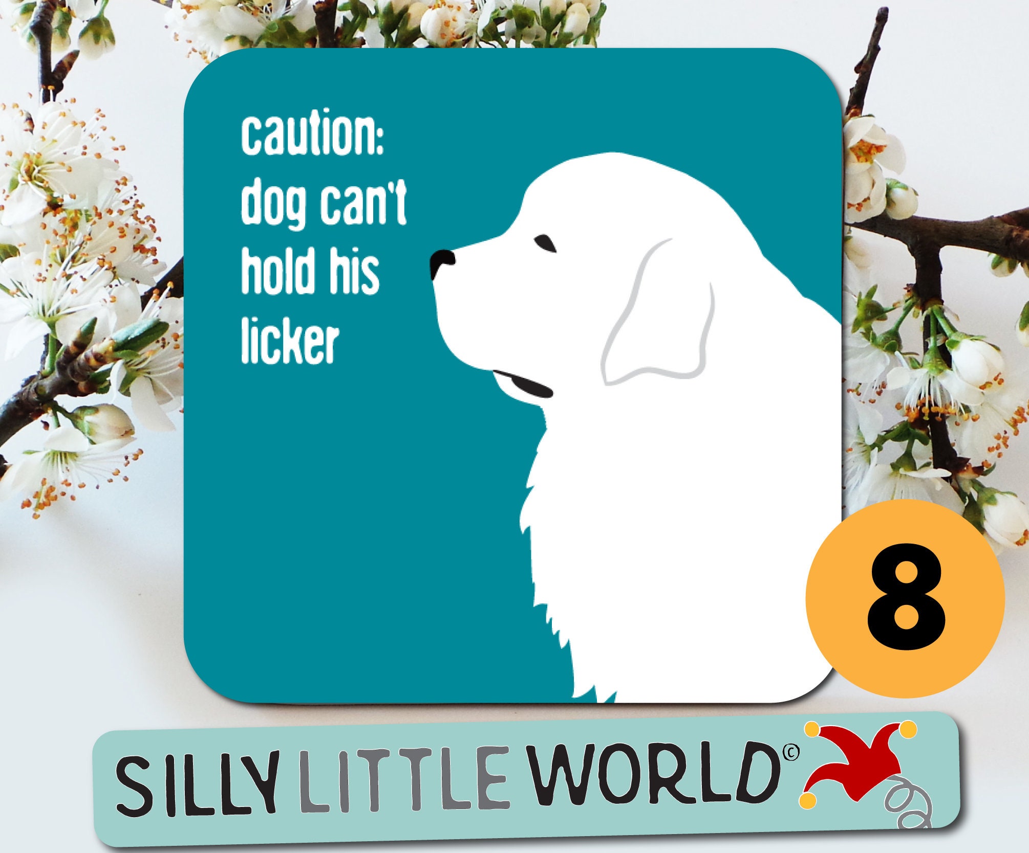 Great Pyrenees Coaster Set Dog Lover Gift for Dog Mom for - Etsy