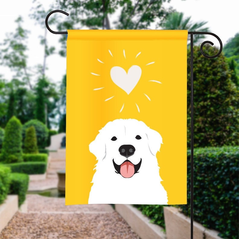 Great Pyrenees Flag Dog Yard Flag Dog Breed Garden Flag Dog - Etsy