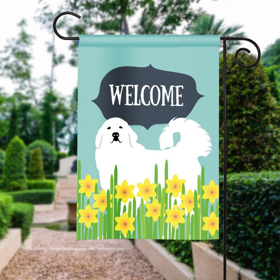 Great Pyrenees Flag Dog Yard Flag Dog Breed Garden Flag Dog - Etsy