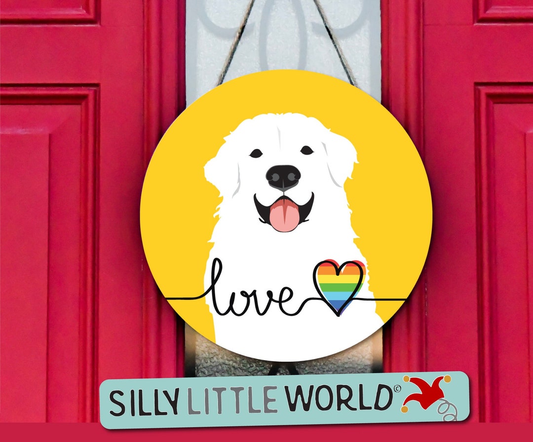 Pride Welcome Sign for Front Porch Summer Door Hanger, Love Door Sign ...